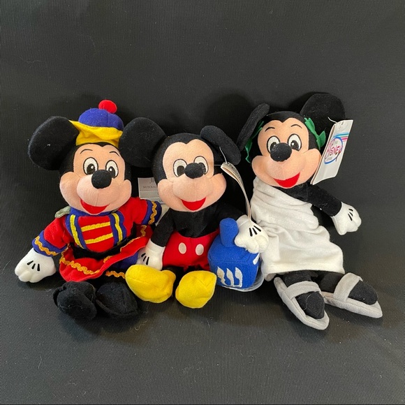 Toys | The Disney Store Mini Bean Bag Plush Mickey Mouse Bundle | Poshmark